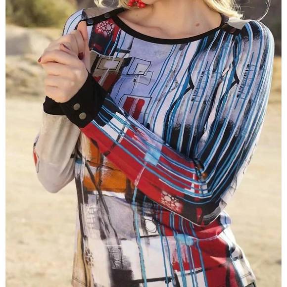 Dolcezza | Tops | New Dolcezza Vivacity Blouse In Multi | Poshmark